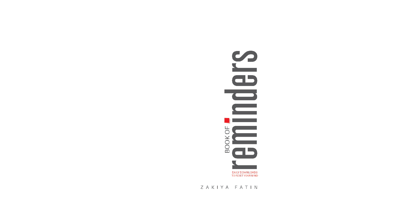 Book of Reminders | BookBaby Bookshop